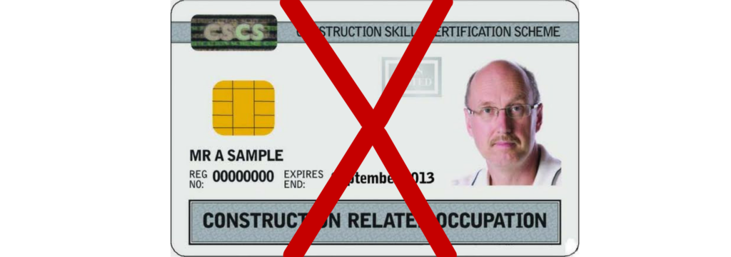 CRO Card Replacement – Blue FISS CSCS